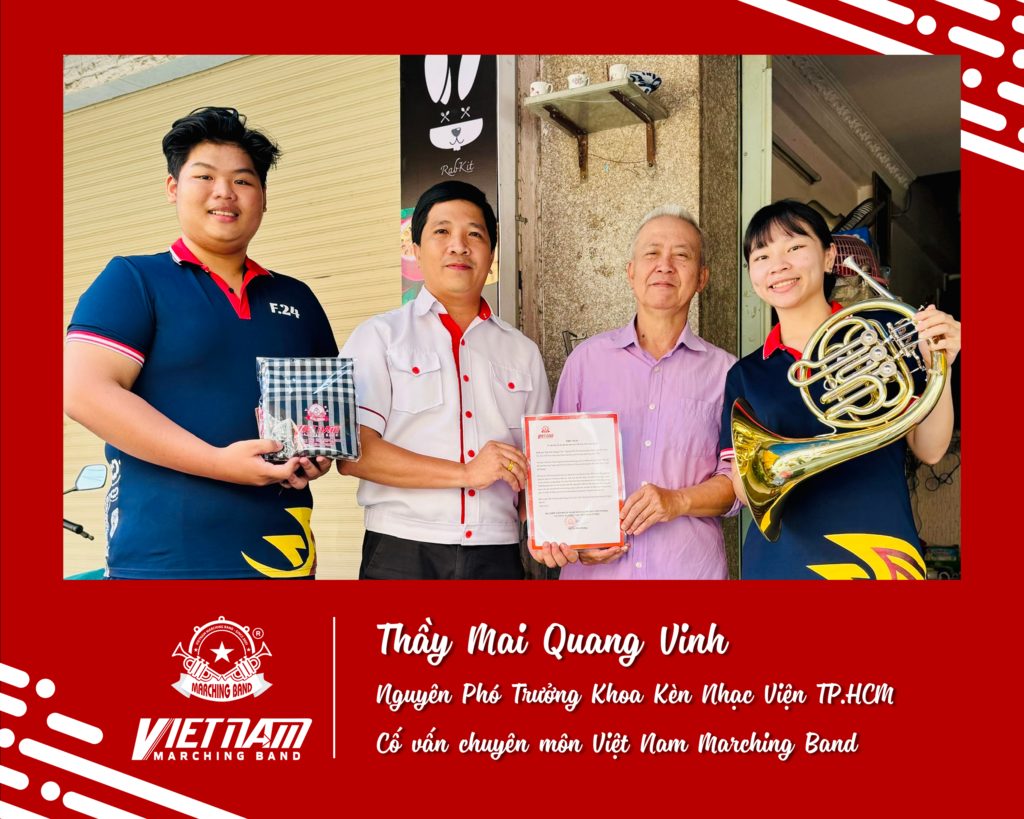 THẦY MAI QUANG VINH - NGUYÊN PHÓ TRƯỞNG KHOA KÈN NHẠC VIỆN TP.HCM NHẬN LỜI LÀM CỐ VẤN CHUYÊN MÔN ...